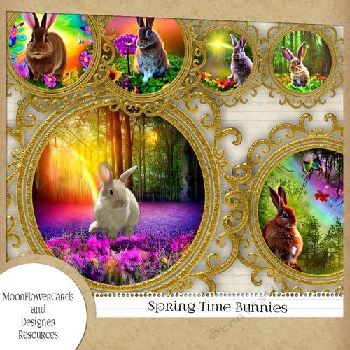 Spring Time Bunnies - CUP1188614_77133 | Craftsuprint