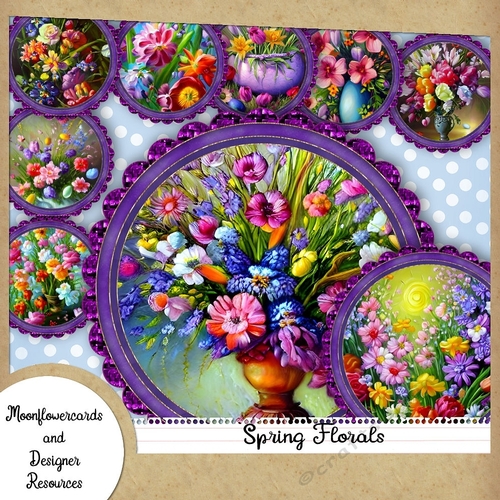 Spring Time Florals - CUP1188615_77133 | Craftsuprint