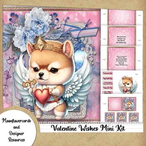 Valentine Wishes Mini Kit 4 - CUP1193692_77133 | Craftsuprint