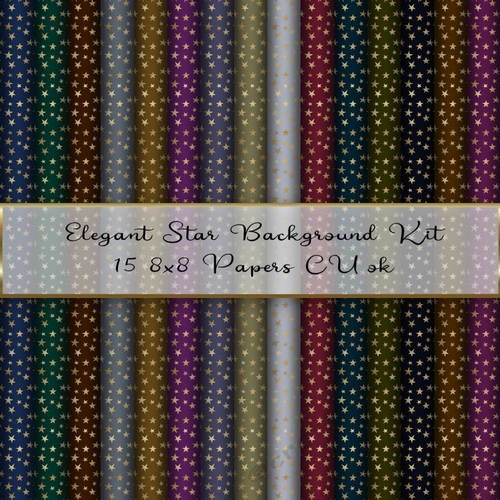 Elegant Star Background Kit - CUP1216473_77133 | Craftsuprint