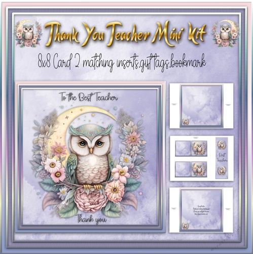 To Best Teacher Thank You Mini Kit - CUP1222760_77133 | Craftsuprint