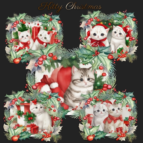 Kitty Christmas - CUP1247164_77133 | Craftsuprint
