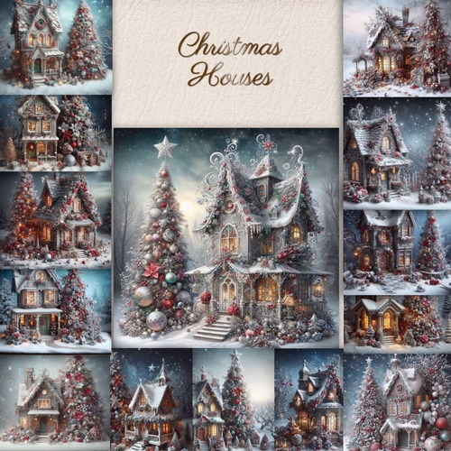 Christmas Houses - CUP1254795_77133 | Craftsuprint