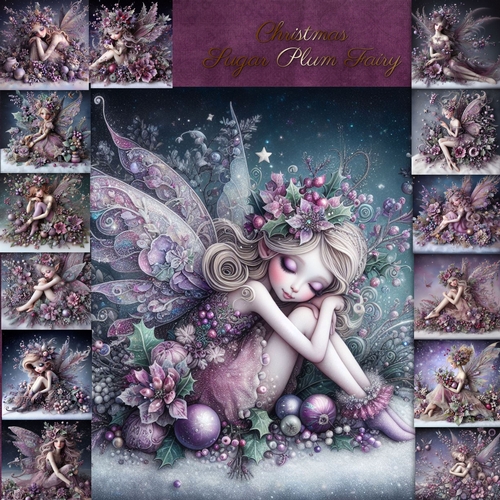 Christmas Sugar Plum Fairy - CUP1255078_77133 | Craftsuprint