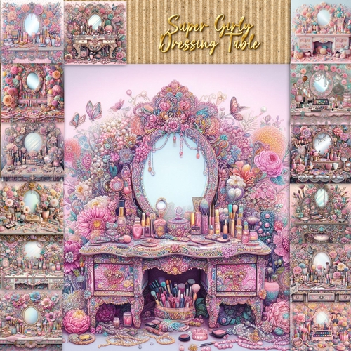 Super Girly Dressing Tables - CUP1257137_77133 | Craftsuprint
