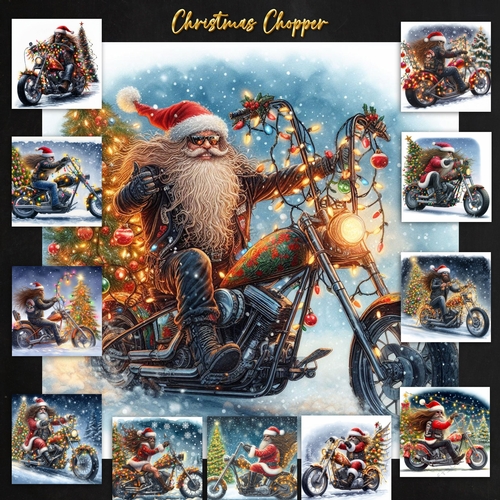 Christmas Chopper - CUP1259305_77133 | Craftsuprint