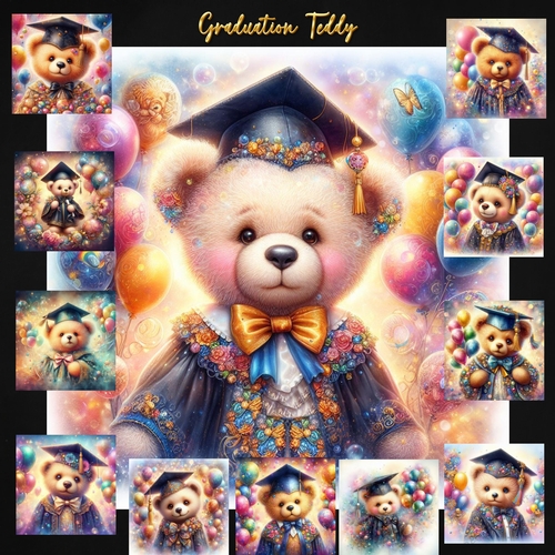 Graduation Teddy - CUP1260695_77133 | Craftsuprint