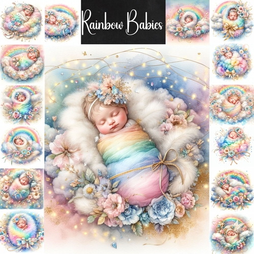 Rainbow Babies - CUP1263740_77133 | Craftsuprint