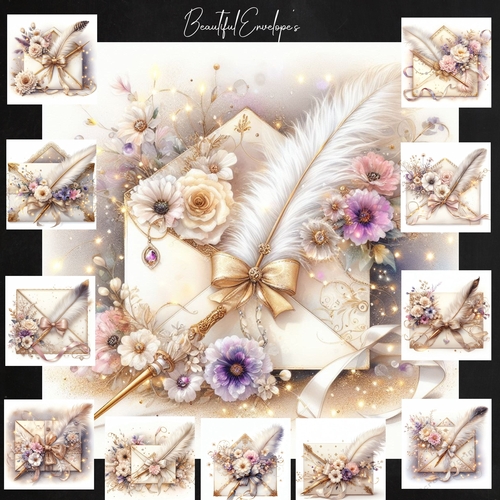 Beautiful Envelopes - CUP1264079_77133 | Craftsuprint