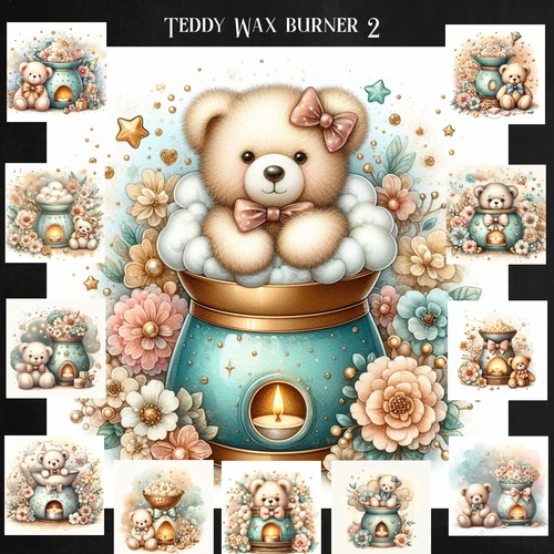 Teddy Wax Burner 2 - CUP1267501_77133 | Craftsuprint