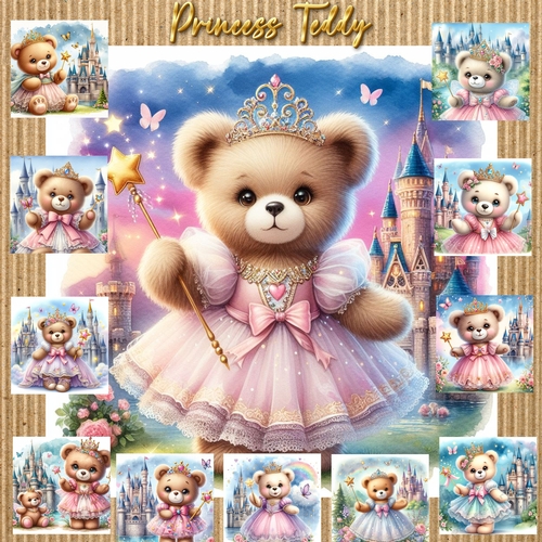 Princess Teddy - CUP1270632_77133 | Craftsuprint