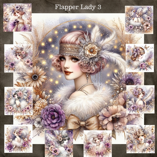 Flapper Lady 3 - CUP1271918_77133 | Craftsuprint