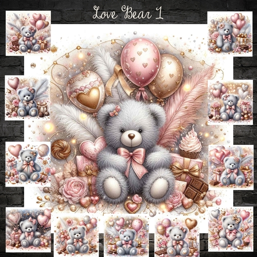 Love Bear 1 - CUP1272498_77133 | Craftsuprint
