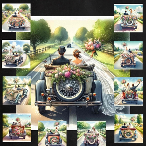 Wedding Car - CUP1276602_77133 | Craftsuprint