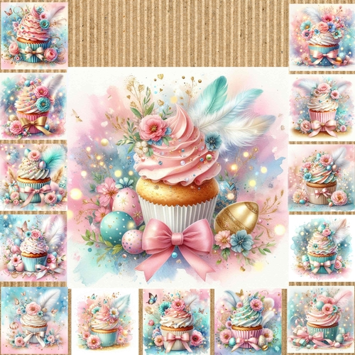 Spring Easter Cupcakes - CUP1277513_77133 | Craftsuprint