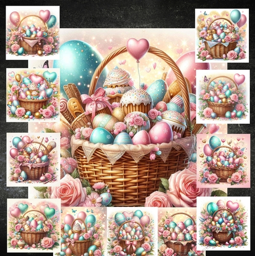 Beautiful Easter Baskets - CUP1280394_77133 | Craftsuprint