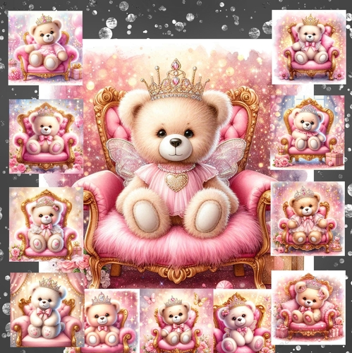 Royal Teddy 2 - CUP1280725_77133 | Craftsuprint
