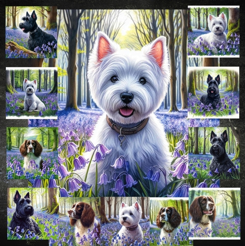 BlueBell Wood Dogs 2 - CUP1282588_77133 | Craftsuprint