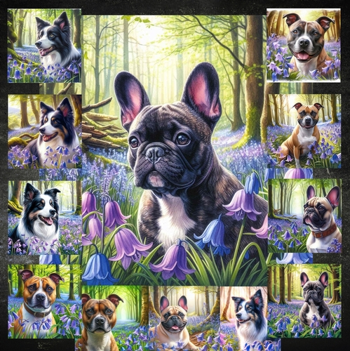 BlueBell Wood Dogs 8 - CUP1282594_77133 | Craftsuprint