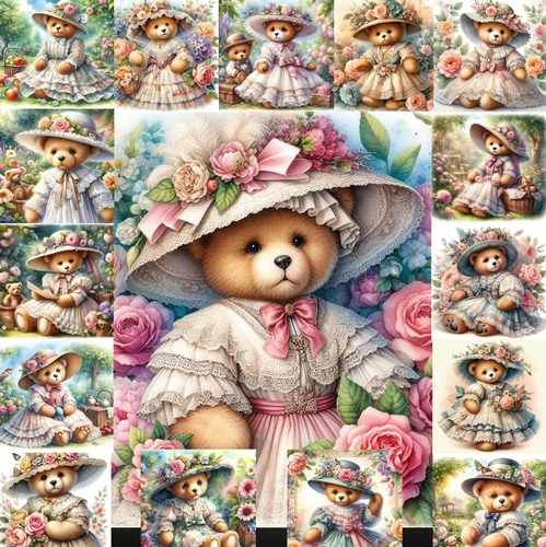 Edwardian Teddy Bears - CUP1283551_77133 | Craftsuprint