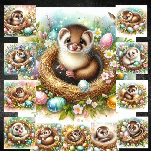 Easter Weasel - CUP1285401_77133 | Craftsuprint