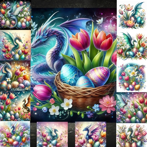 Easter Dragons - CUP1285741_77133 | Craftsuprint