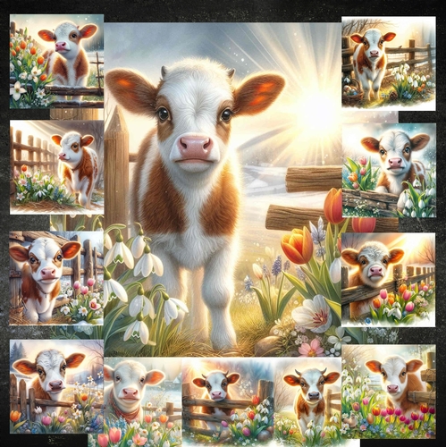 Spring Morning Calf - CUP1286075_77133 | Craftsuprint