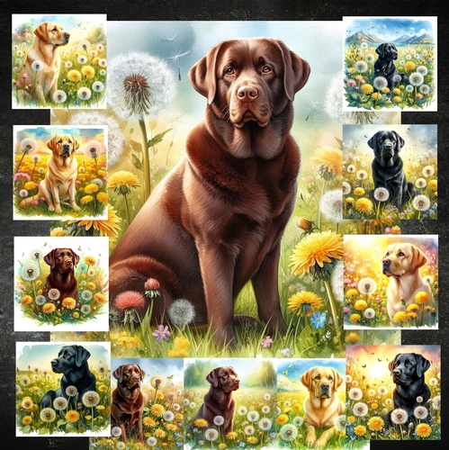 Wishing Meadow Dogs 1 - CUP1286539_77133 | Craftsuprint