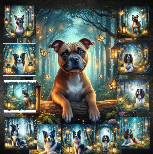 Firefly Forest Dogs 1 - CUP1288043_77133 | Craftsuprint
