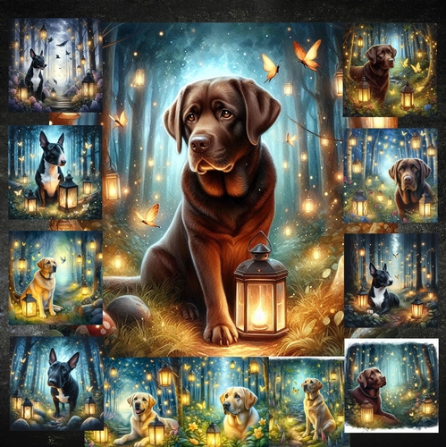Firefly Forest Dogs 7 - CUP1288050_77133 | Craftsuprint