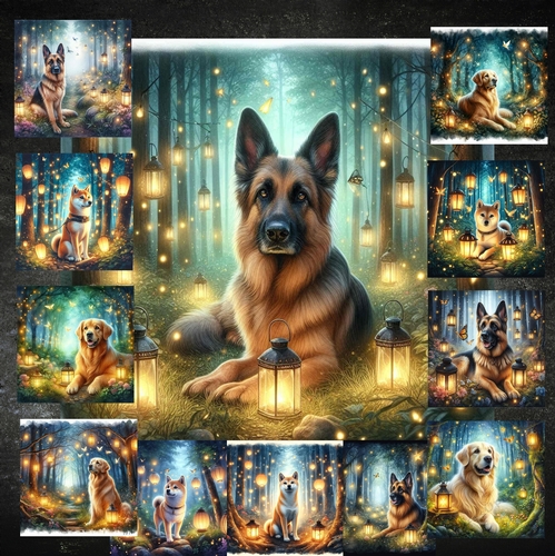 Firefly Forest Dogs 8 - CUP1288051_77133 | Craftsuprint