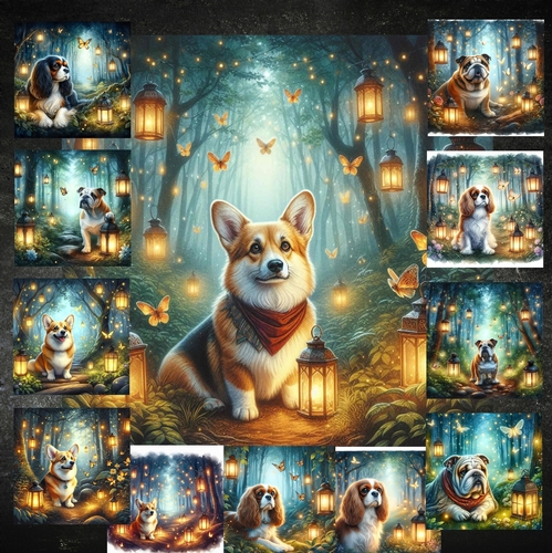 Firefly Forest Dogs 10 - CUP1288053_77133 | Craftsuprint