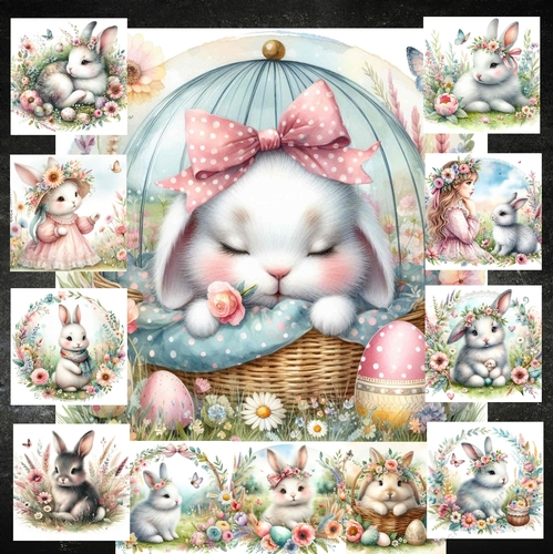 Spring Rabbits - CUP1289133_77133 | Craftsuprint