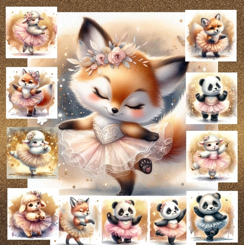 Animal Ballet 1 - CUP1292501_77133 | Craftsuprint