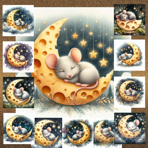 Cheesy Moon Mouse - CUP1293270_77133 | Craftsuprint