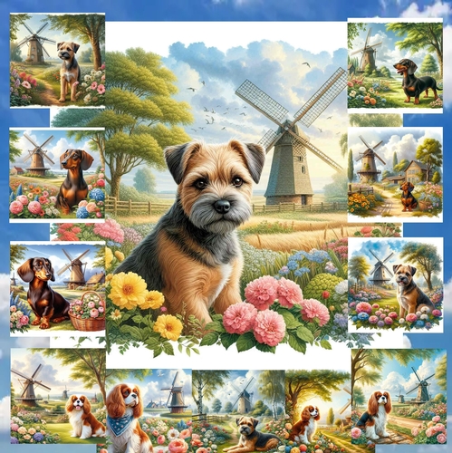 Windmill Dogs 3 - CUP1296099_77133 | Craftsuprint