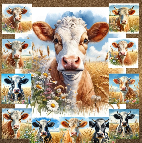 Meadow Cows - CUP1297451_77133 | Craftsuprint