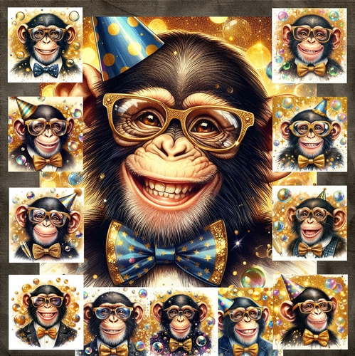 Party Chimp - CUP1301081_77133 | Craftsuprint