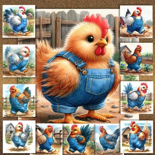 Funky Chicken - CUP1304993_77133 | Craftsuprint