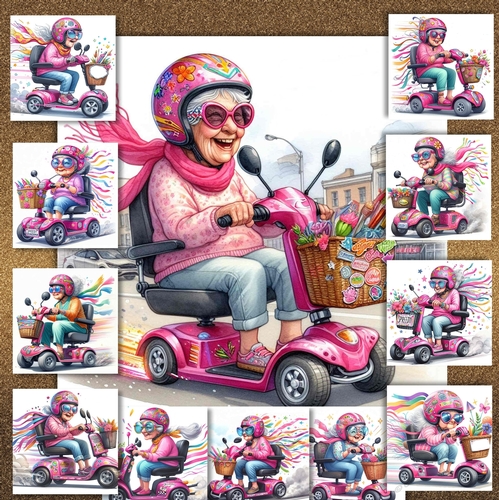 Speedy Grandma - CUP1305405_77133 | Craftsuprint