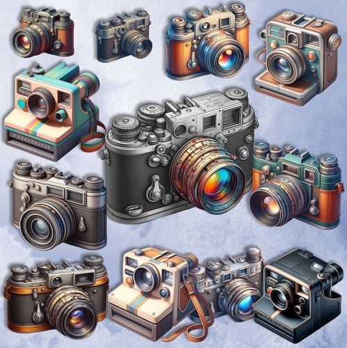 Retro Cameras - CUP1307263_77133 | Craftsuprint