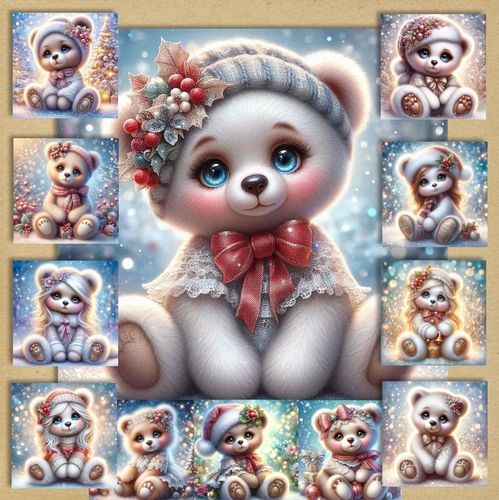 Festive Bears - CUP1318501_77133 | Craftsuprint