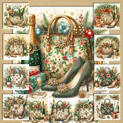 Christmas Handbags 2 - CUP1320064_77133 | Craftsuprint
