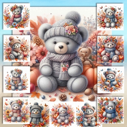 Fall Bear - CUP1321108_77133 | Craftsuprint