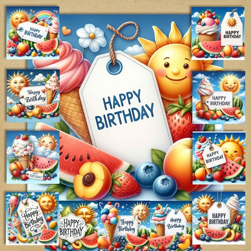 Summer Birthday Wishes - CUP1321728_77133 | Craftsuprint