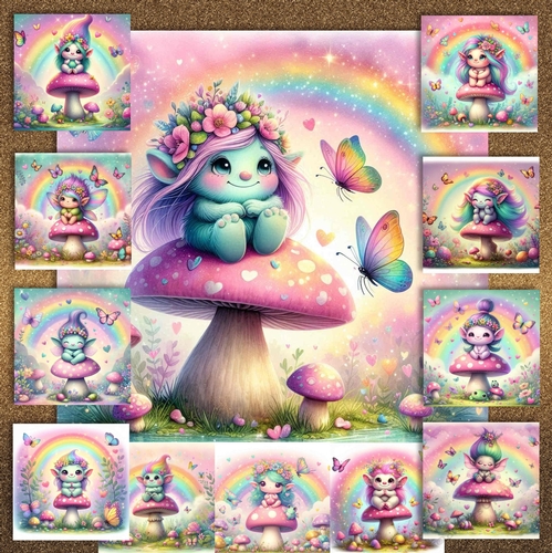 Rainbow Trolls - CUP1322501_77133 | Craftsuprint