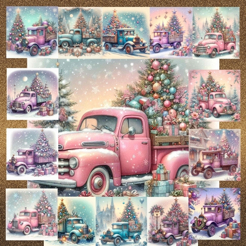 Christmas Trucks - CUP1323120_77133 | Craftsuprint