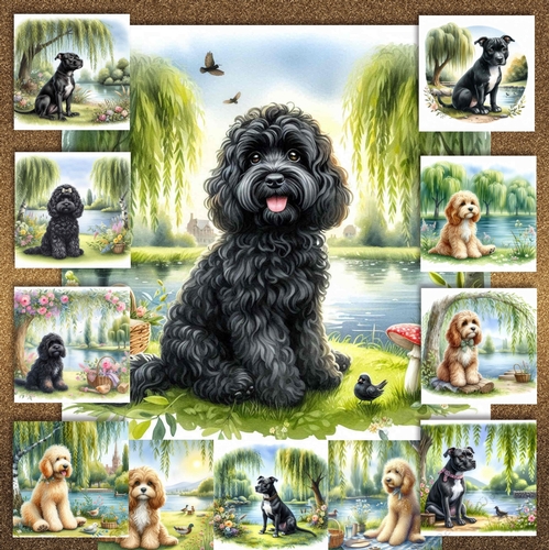 Willow Tree Lake Dogs 4 - CUP1328400_77133 | Craftsuprint