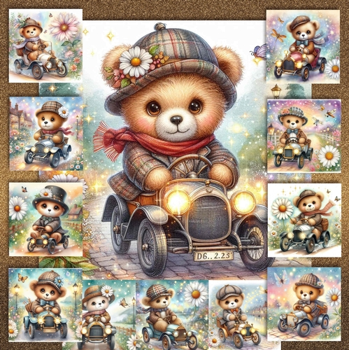 Teddy Car 2 - CUP1331783_77133 | Craftsuprint
