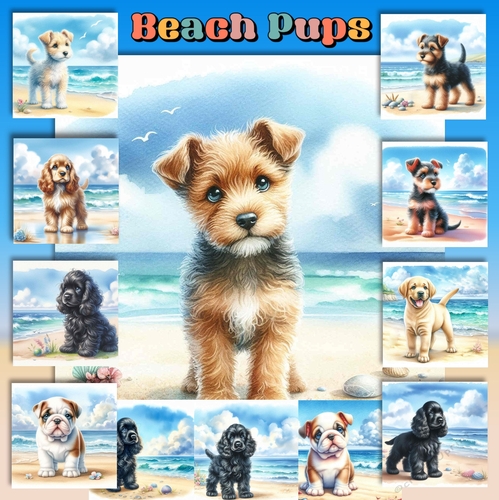 Beach Pups 2 - CUP1333813_77133 | Craftsuprint